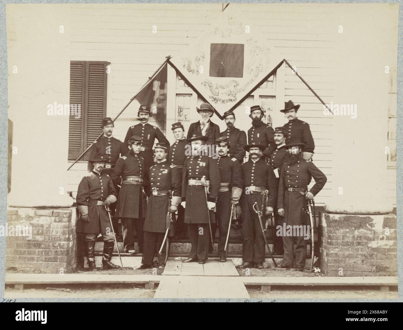 Major General D. B. Birney and staff , Brandy Station, Va., February 17 ...