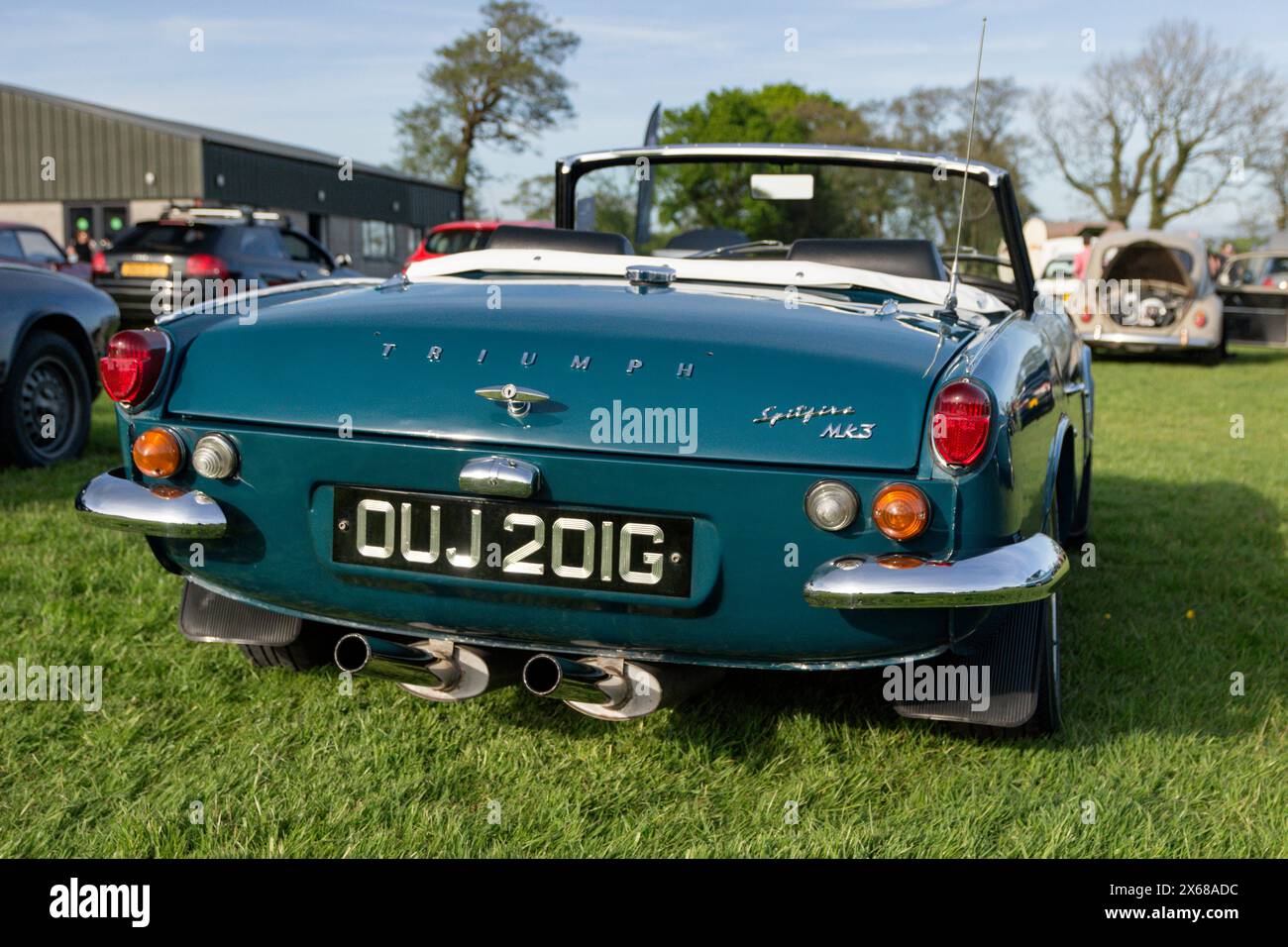 Triumph Spitfire Mark 3. Wheels Up North, Longridge Stock Photo - Alamy