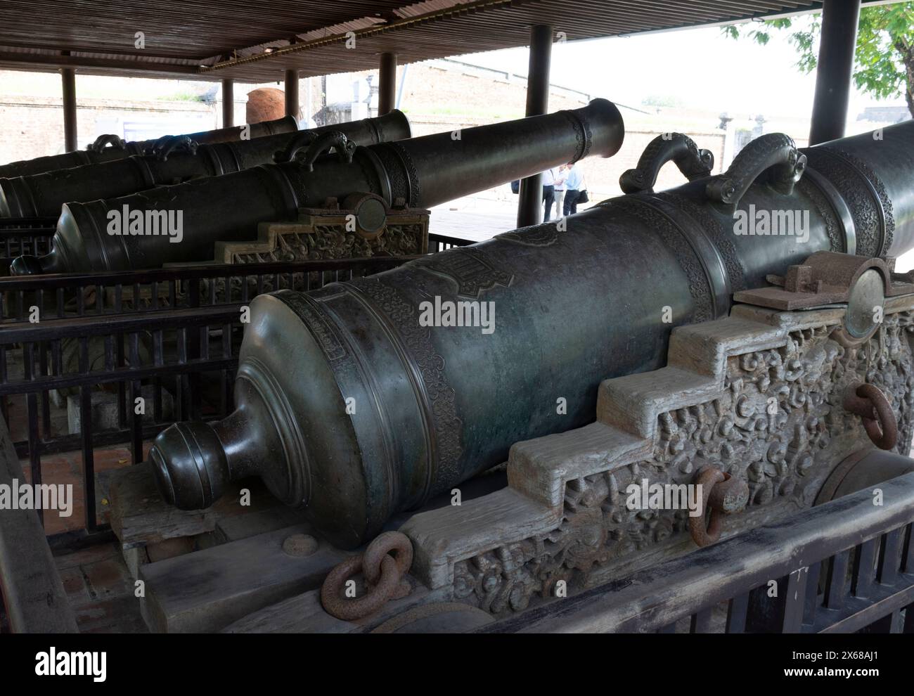 Sacred Canons - Just inside Ngan Gate. Cast in the early 19th century ...