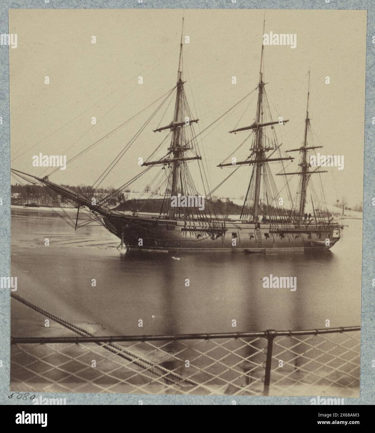 U.S. frigate Macedonian, Civil War Photographs 1861-1865 Stock Photo ...