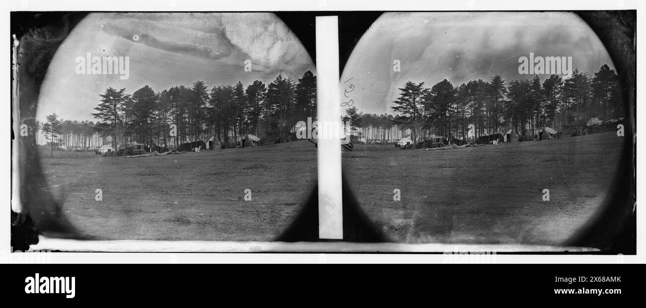 Brandy Station, Virginia. Quarters of Capt. Clinton, C.S. of Provost ...