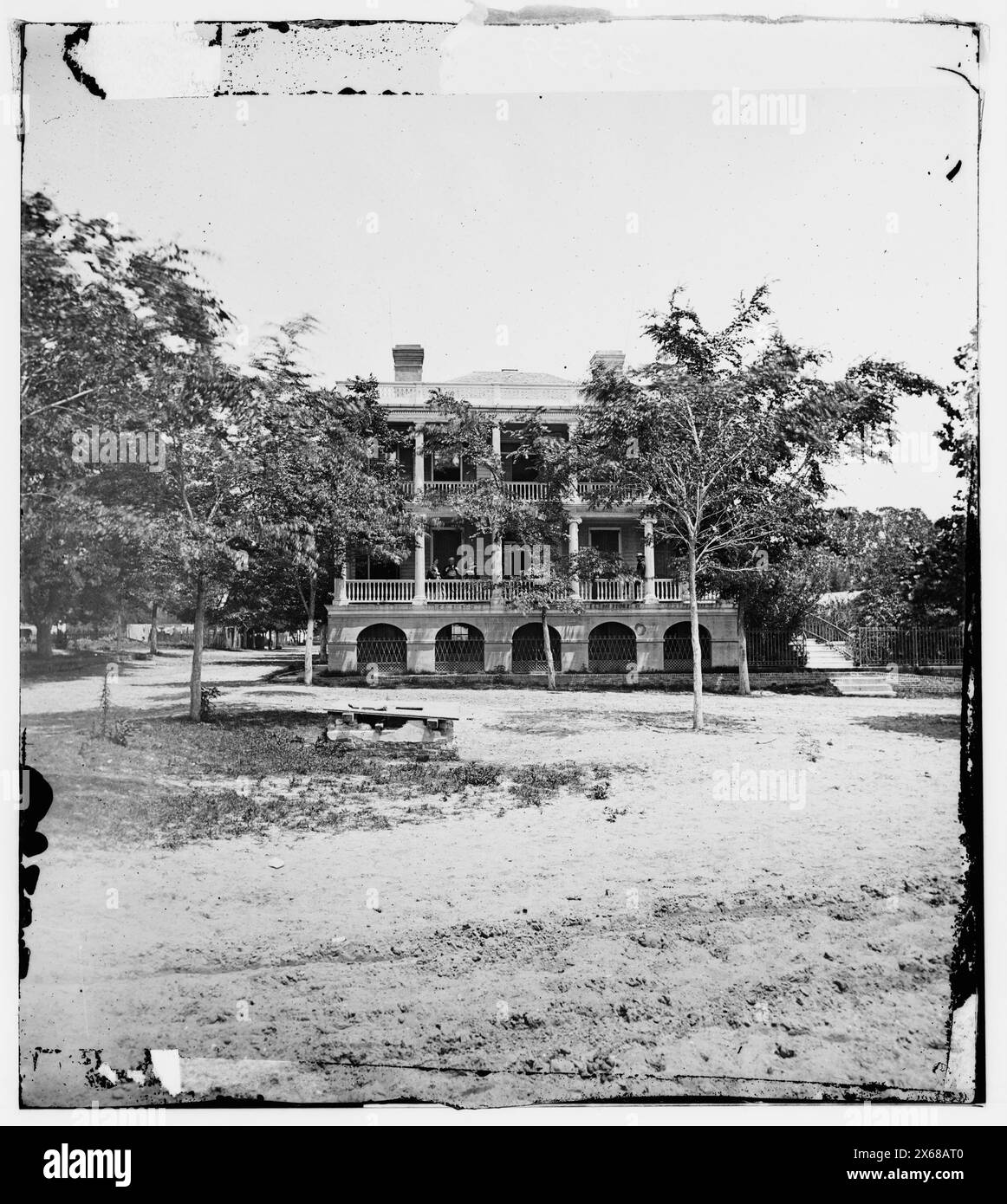 Beaufort, South Carolina. Robert Barnwell Rhett's residence, Civil War ...