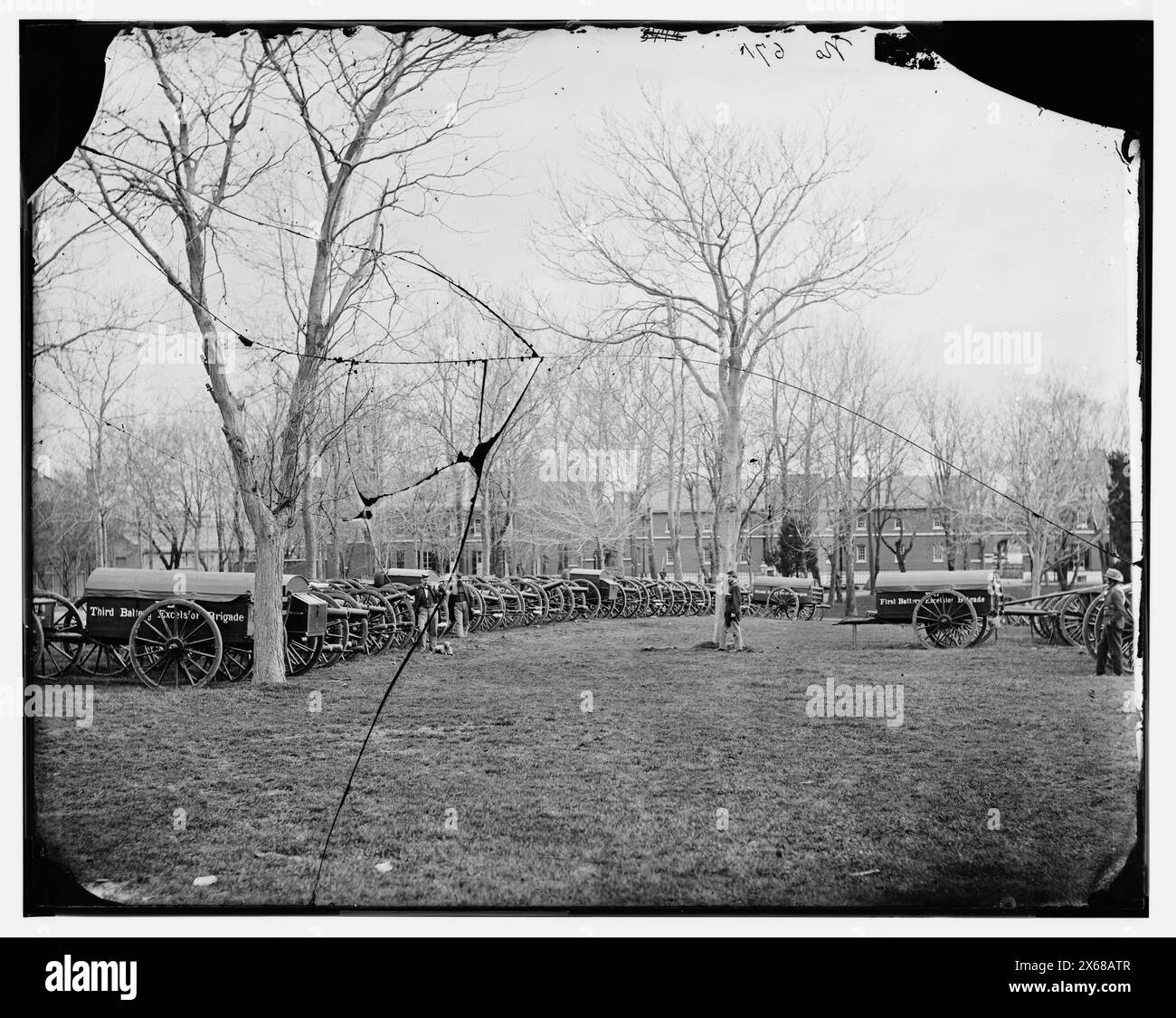 Washington, District of Columbia. Park of artillery (Excelsior Brigade ...