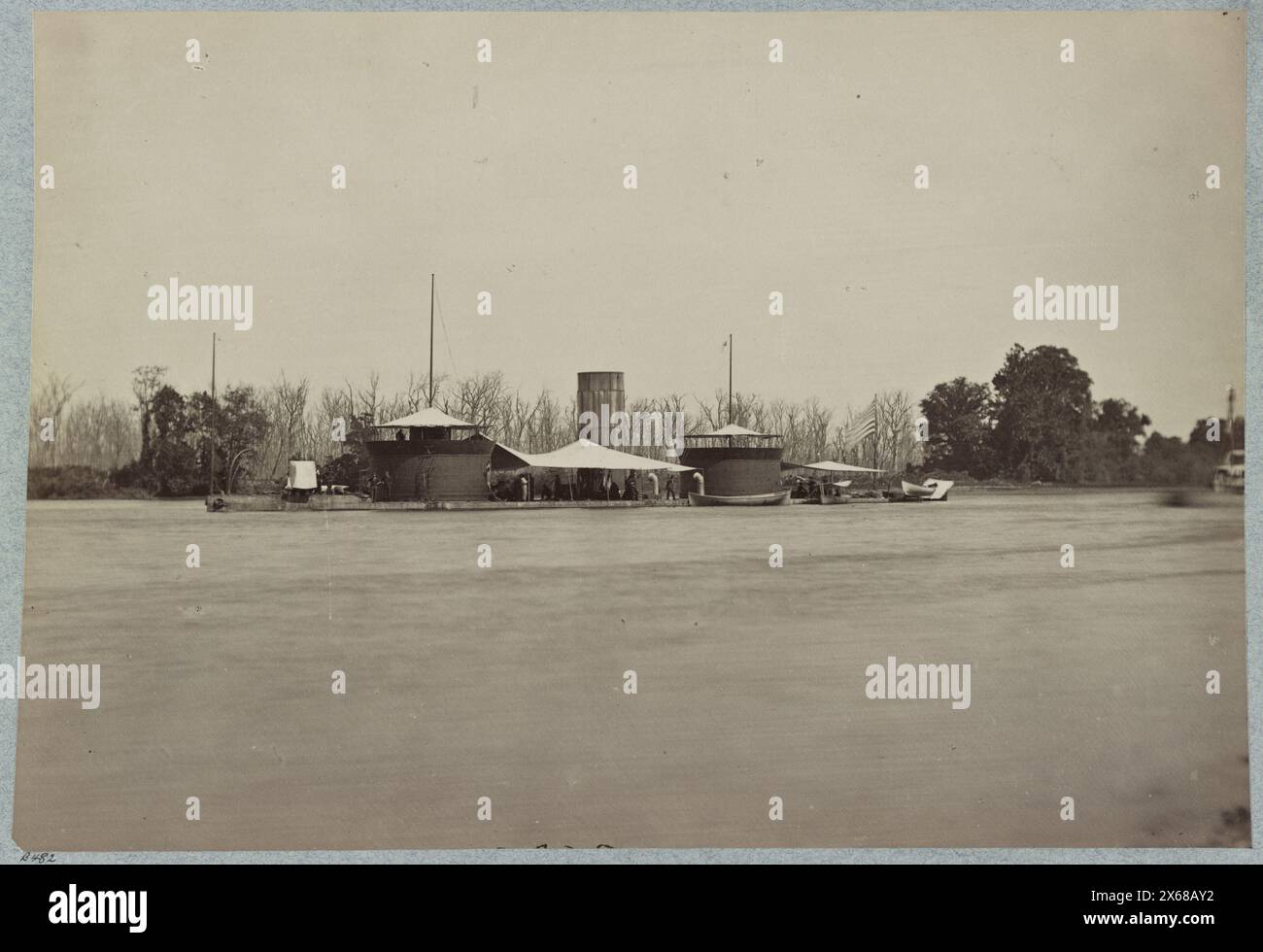 Double turretted i.e. turreted monitor "Onondaga", James River, Va ...