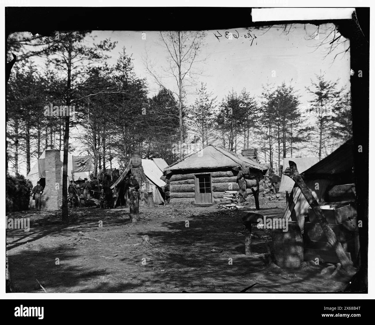 Brandy Station, Virginia (vicinity). Headquarters, 1st Brigade, Horse ...