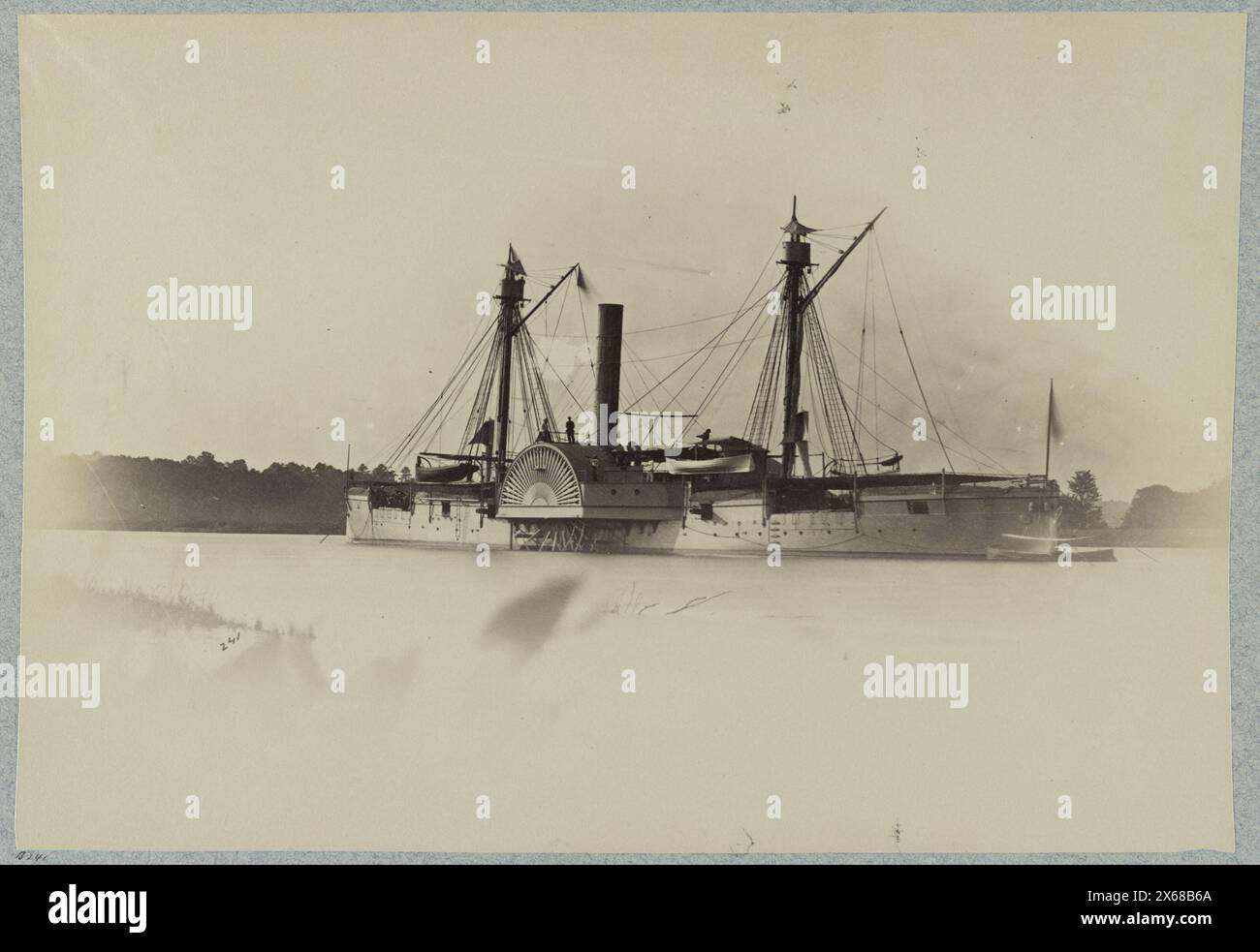Gunboat "Mendota", Deep Bottom, James River, Va., Civil War Photographs ...
