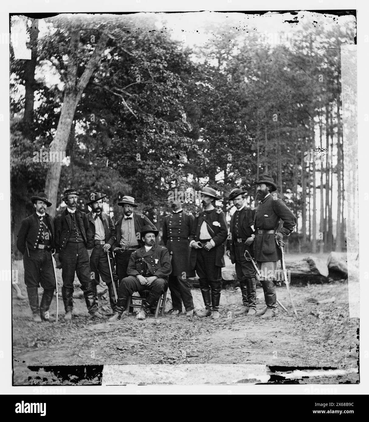 Cold Harbor, Virginia. Gen. W.F. Smith & staff, Civil War Photographs ...