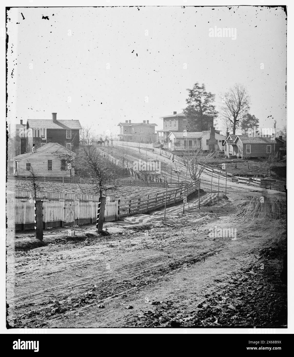 Atlanta, Georgia (vicinity). View of houses, Civil War Photographs 1861 ...