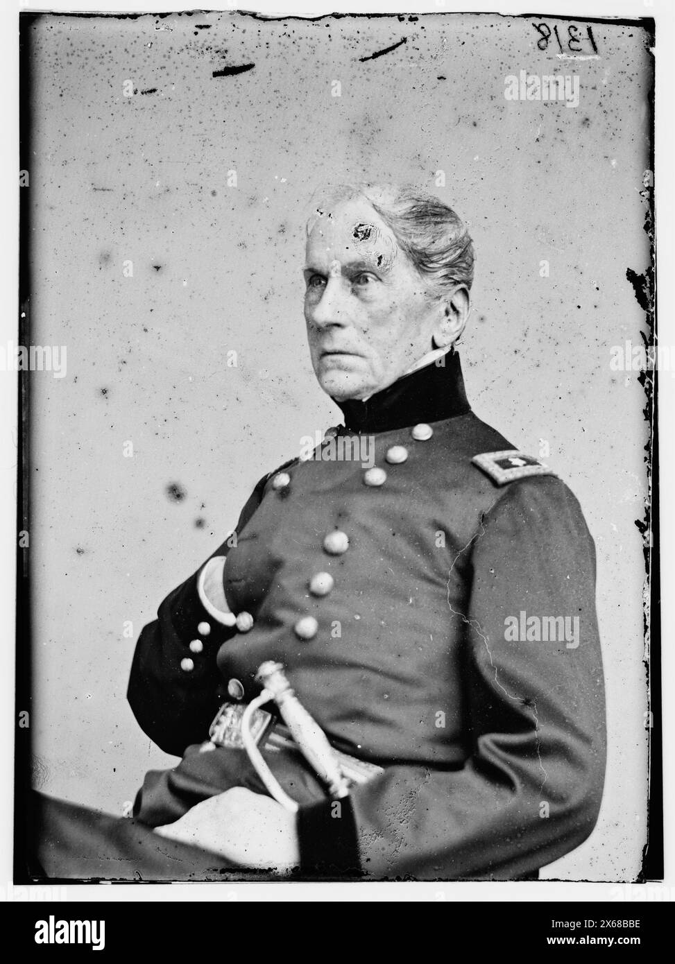 Gen. J.E. Wool, Civil War Photographs 1861-1865 Stock Photo - Alamy