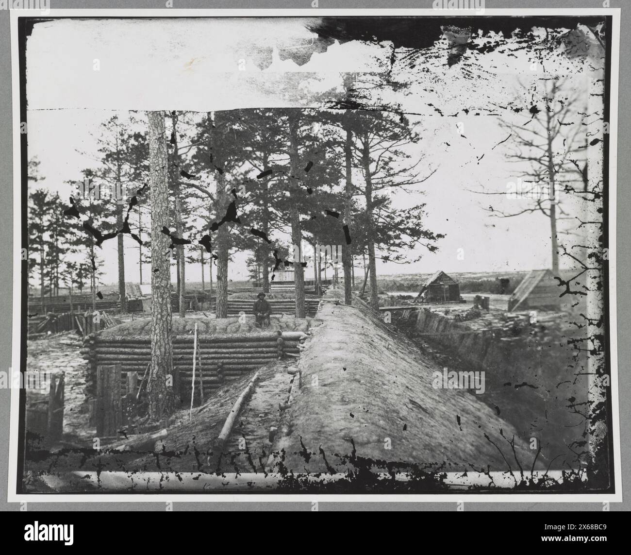 Fort Davis, Petersburg, Virginia, Civil War Photographs 1861-1865 Stock ...
