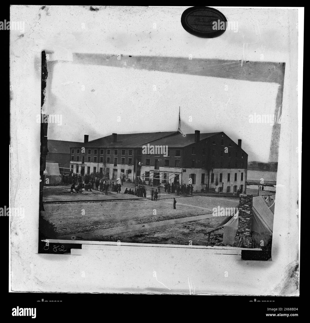 Richmond, Virginia. libby prison, North side, Civil War Photographs ...