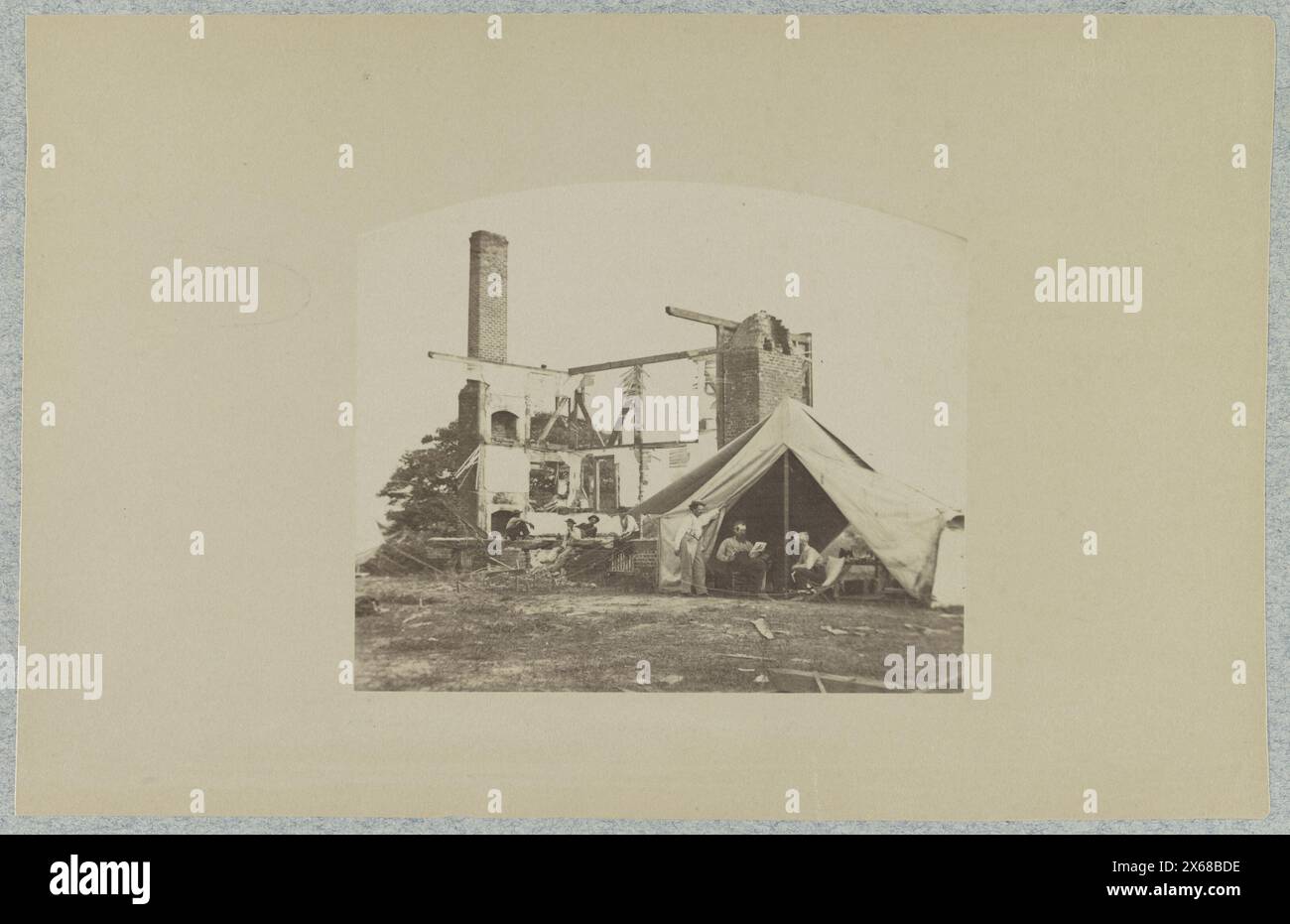 Ruins of house, ca. 1860 - ca. 1865, Civil War Photographs 1861-1865 ...