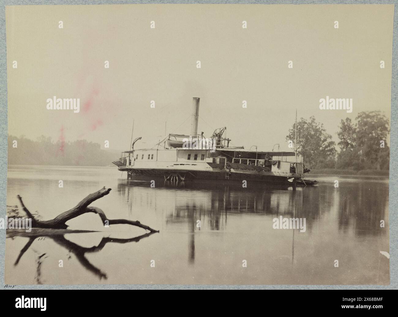 U.S. gunboat Commodore Barney, Civil War Photographs 1861-1865 Stock ...