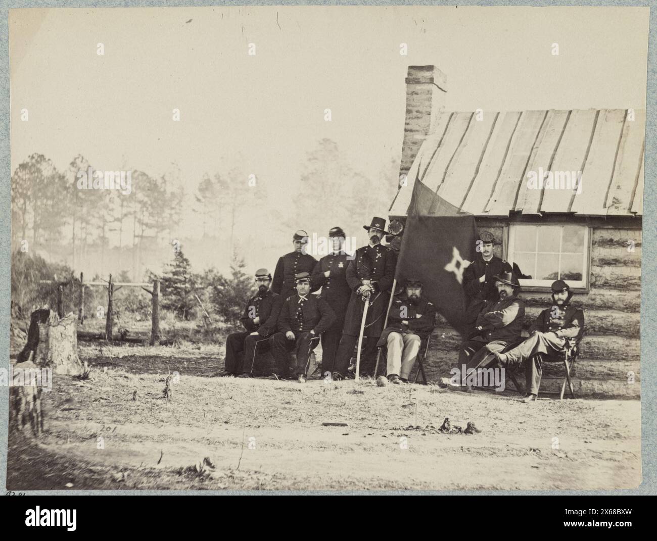 Bvt. Major General R. S. Foster and staff, Civil War Photographs 1861 ...