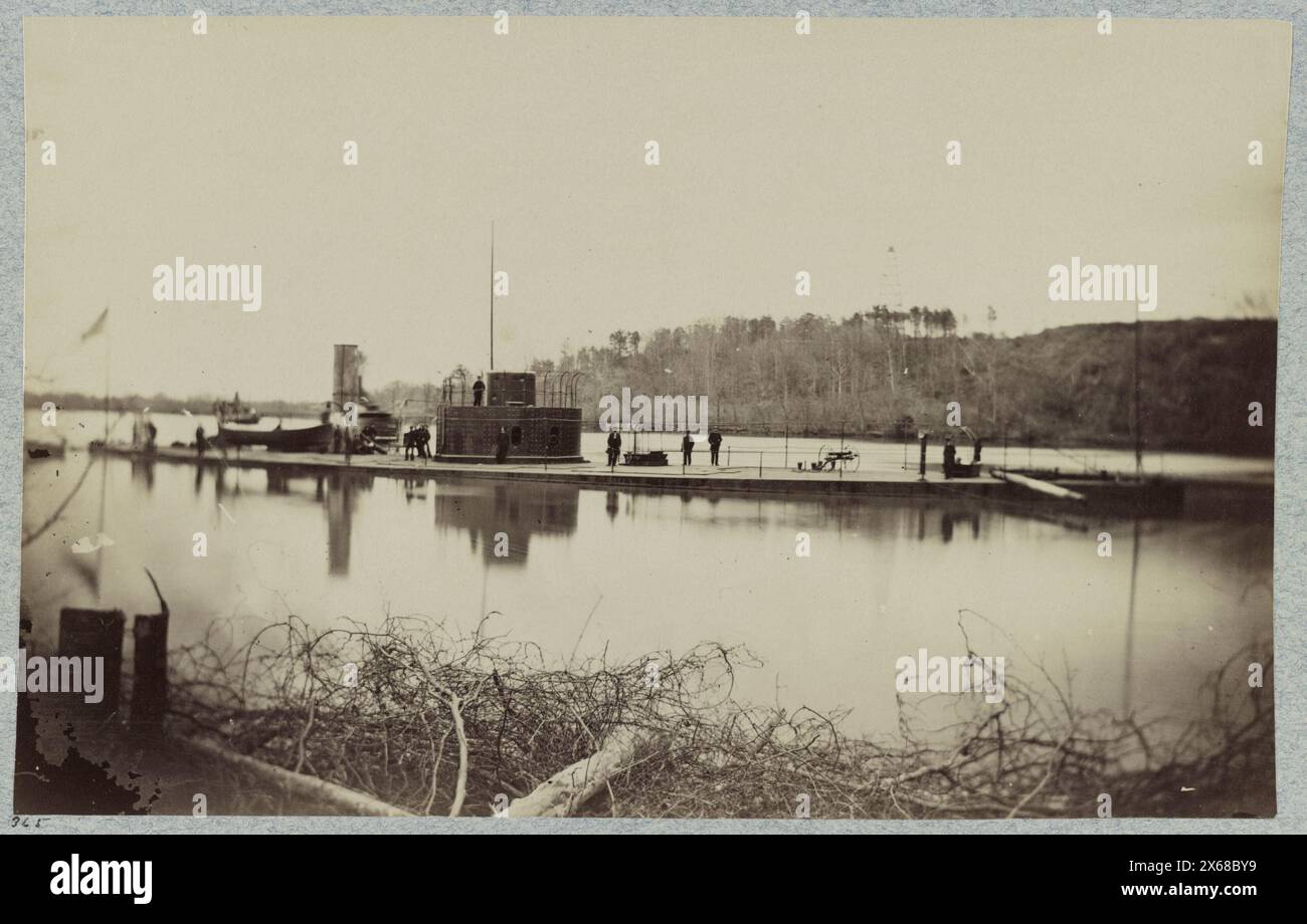 Monitor "Lehigh" in Trent's Reach, James River, Va., just below ...