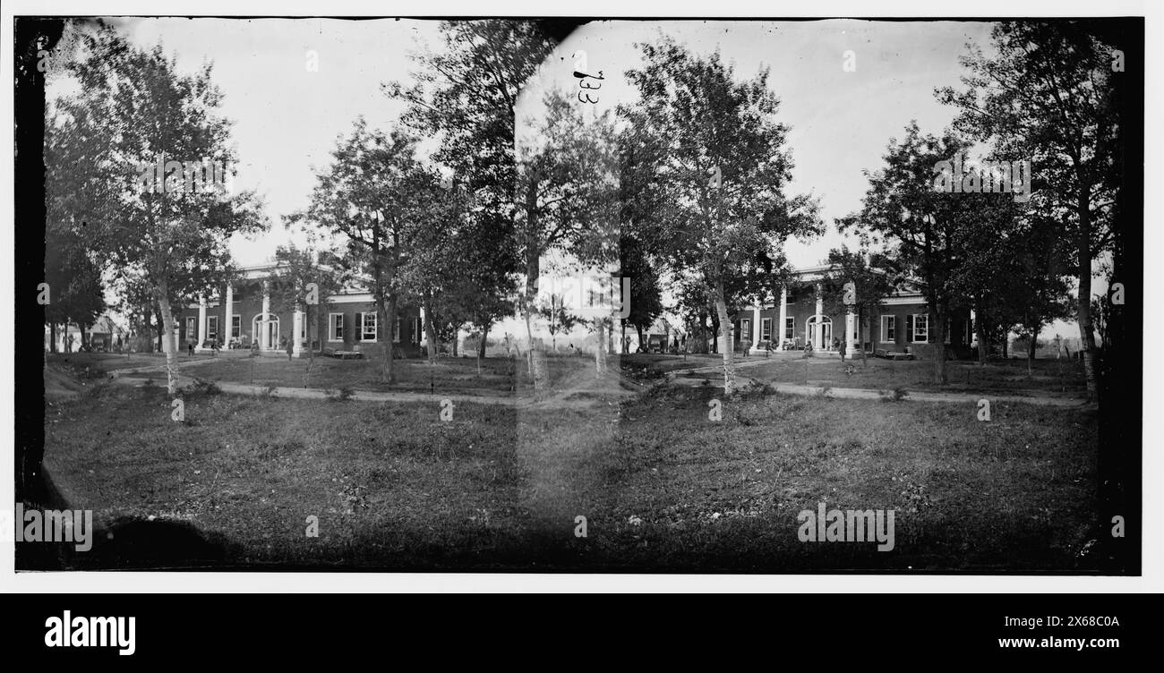 Fredericksburg, Virginia. Marye's house where the Irish Legion fell ...