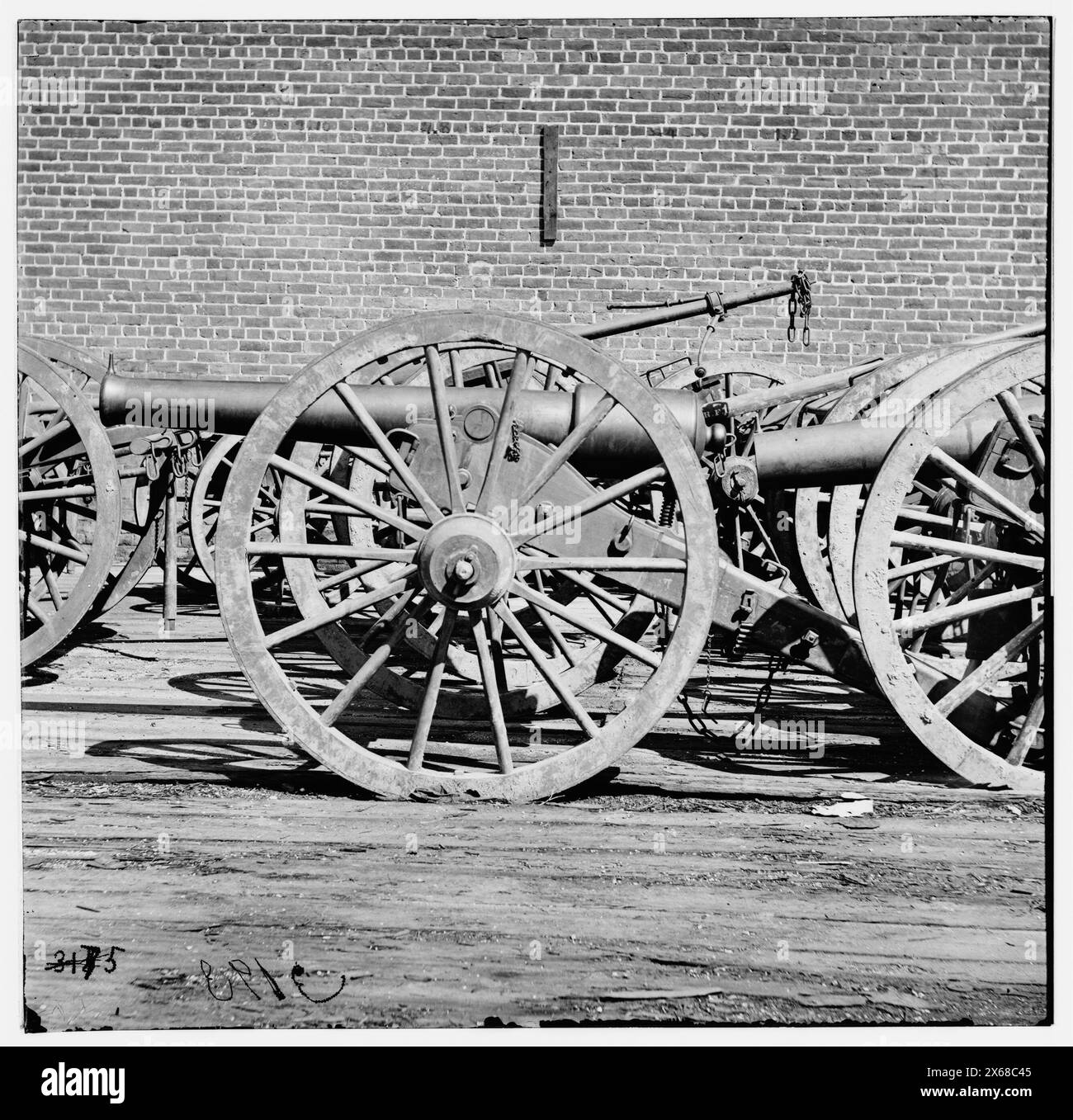 Richmond, Virginia. A light Brooke rifle. (3-inch gun), Civil War ...