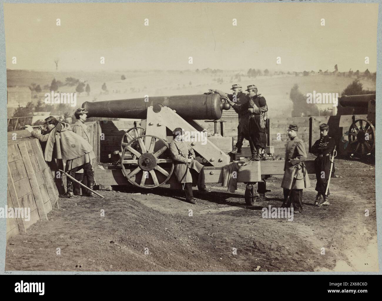 Fort Gaines - officers of 55th New York Infantry, Civil War Photographs ...