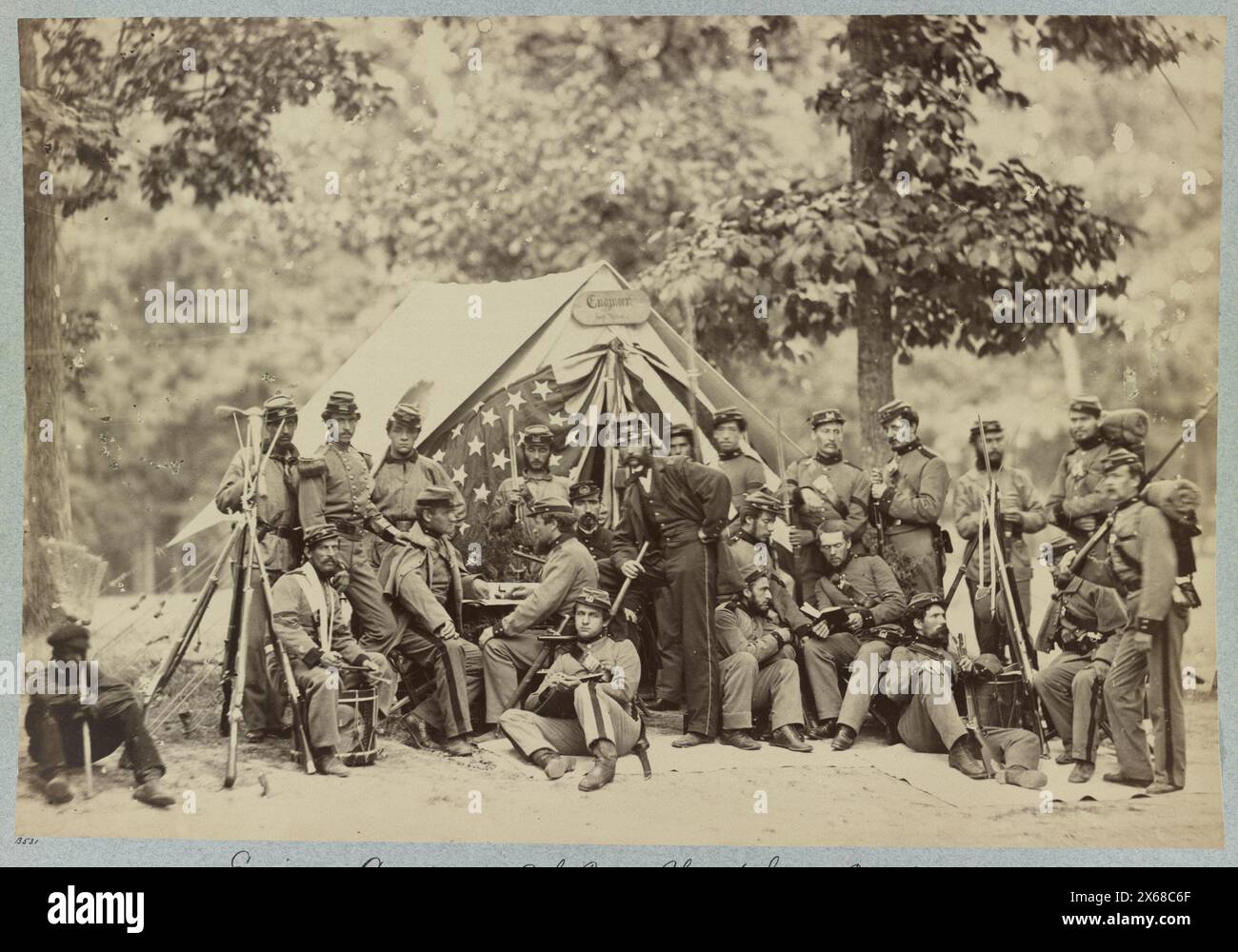 Engineer Company, 8th New York State Militia, Arlington, Va., June ...