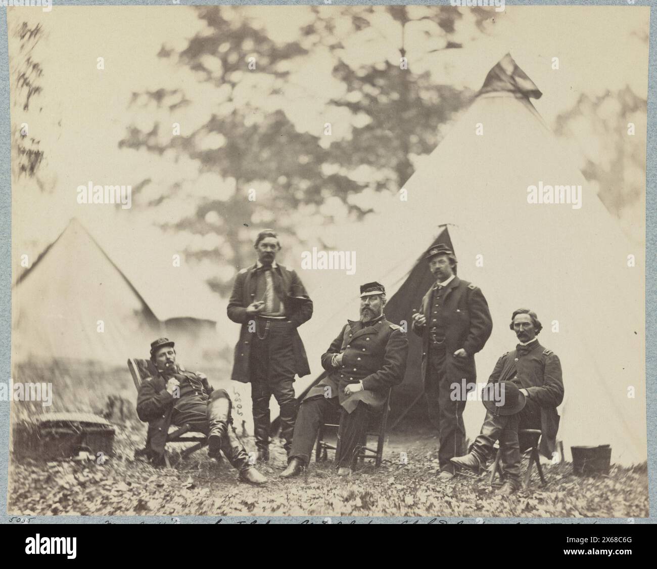 Group at Headquarters Army of Potomac, Warrenton, Va., November 1862 ...