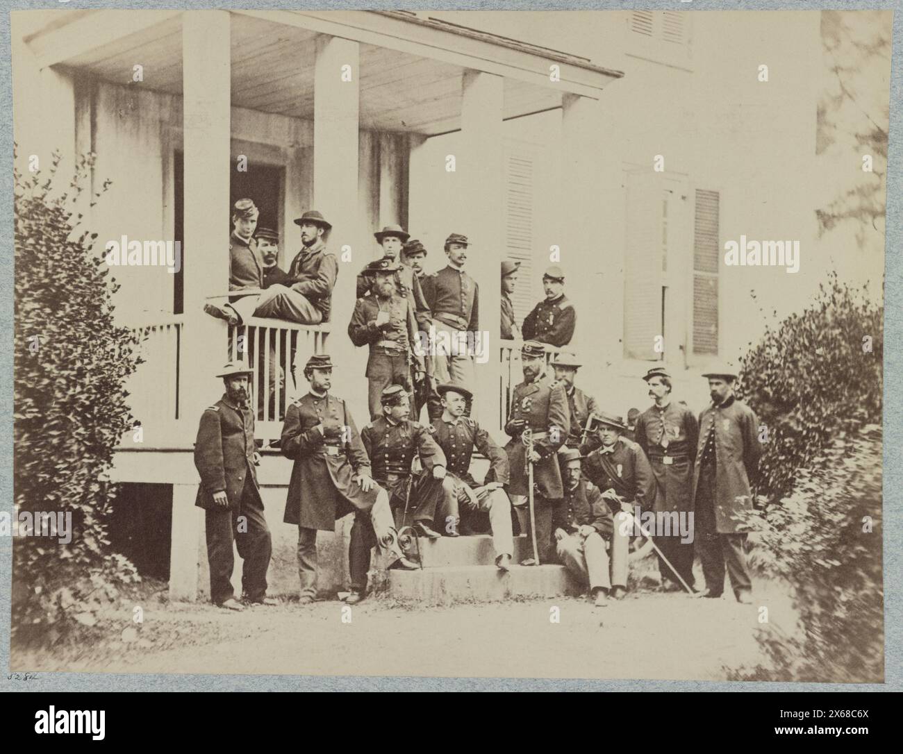 Major General P. H. Sheridan and staff, Civil War Photographs 1861-1865 ...