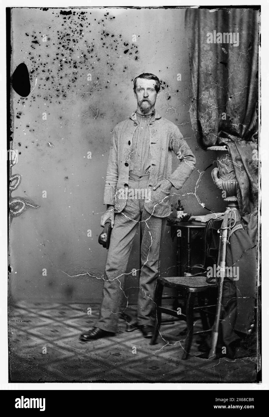 Capt. E. Clark, 7th NYSM, Civil War Photographs 1861-1865 Stock Photo ...