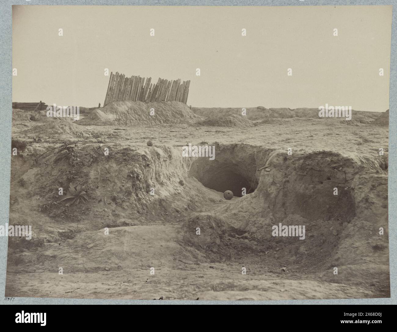 Fortifications on the Petersburg lines, Civil War Photographs 1861-1865 ...
