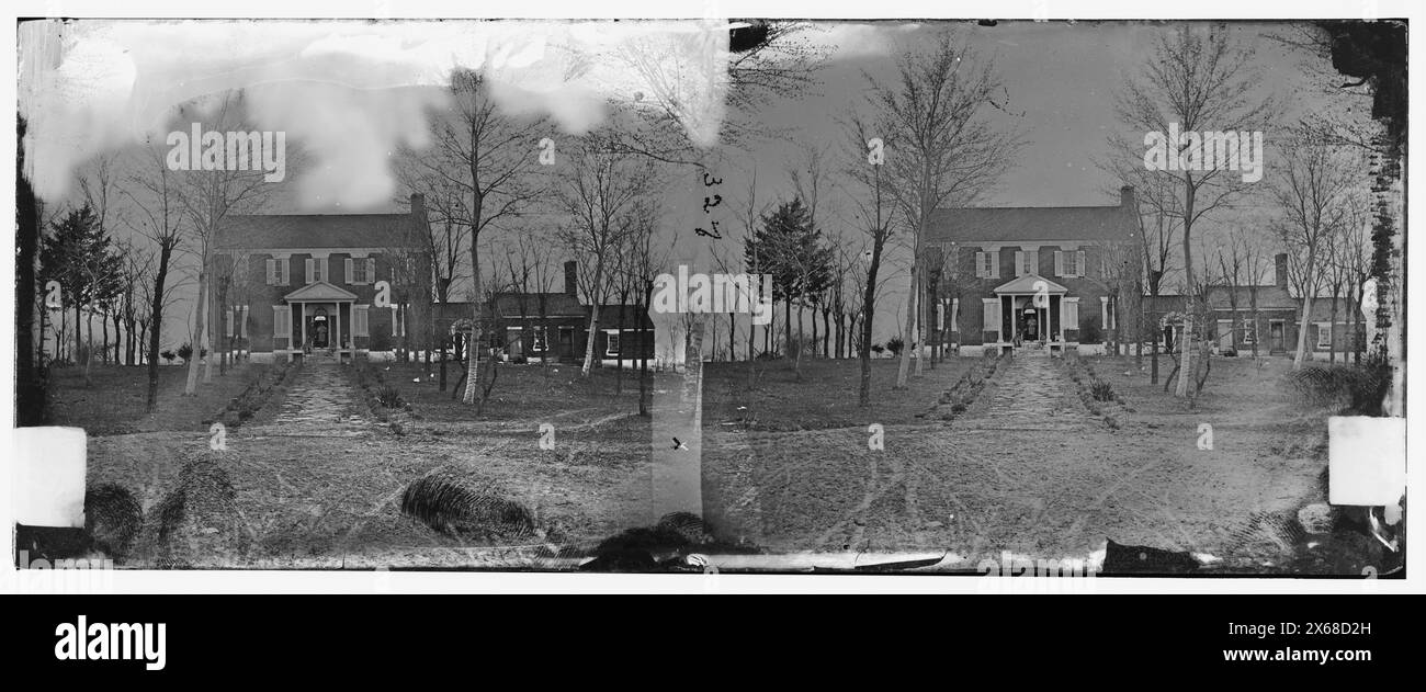 Manassas Station, Virginia. General Beauregard's headquarters, Civil ...