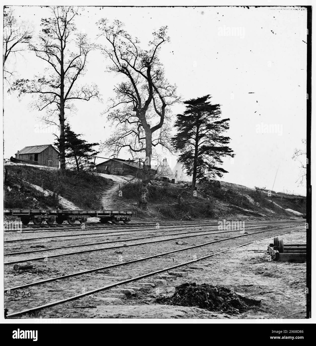 City Point, Virginia. Military railroad, Civil War Photographs 1861 ...