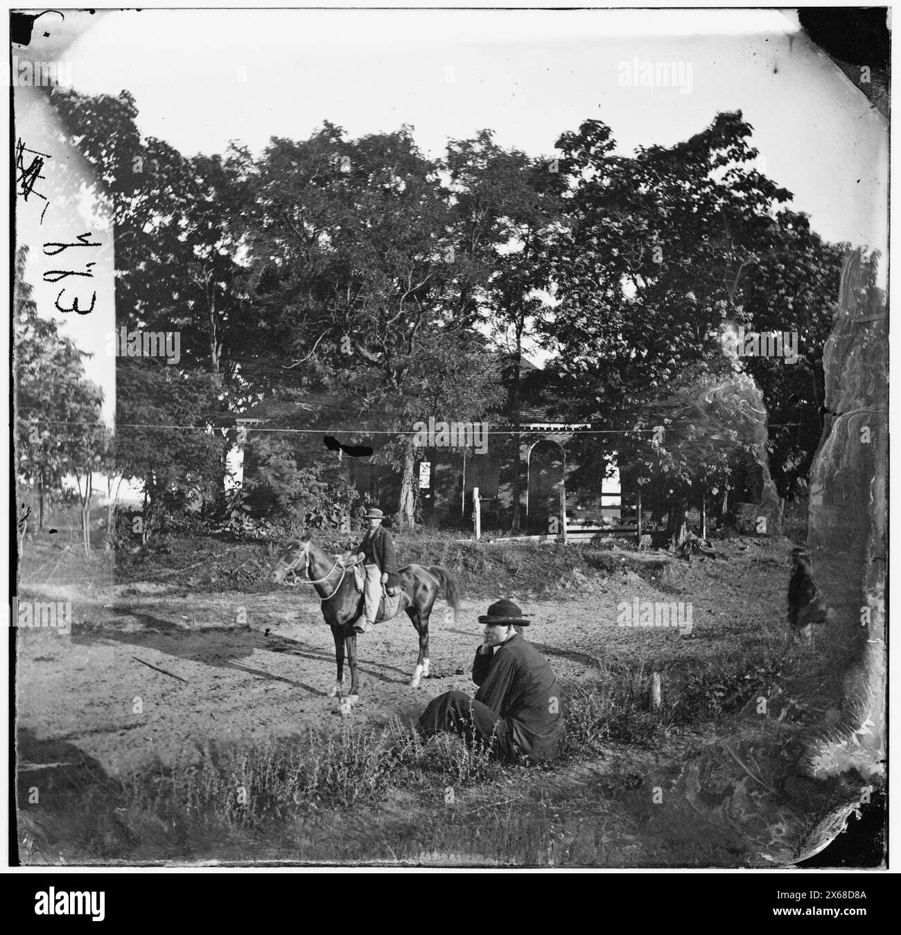Charles City Court House, Virginia. Front view of Court House, Civil ...