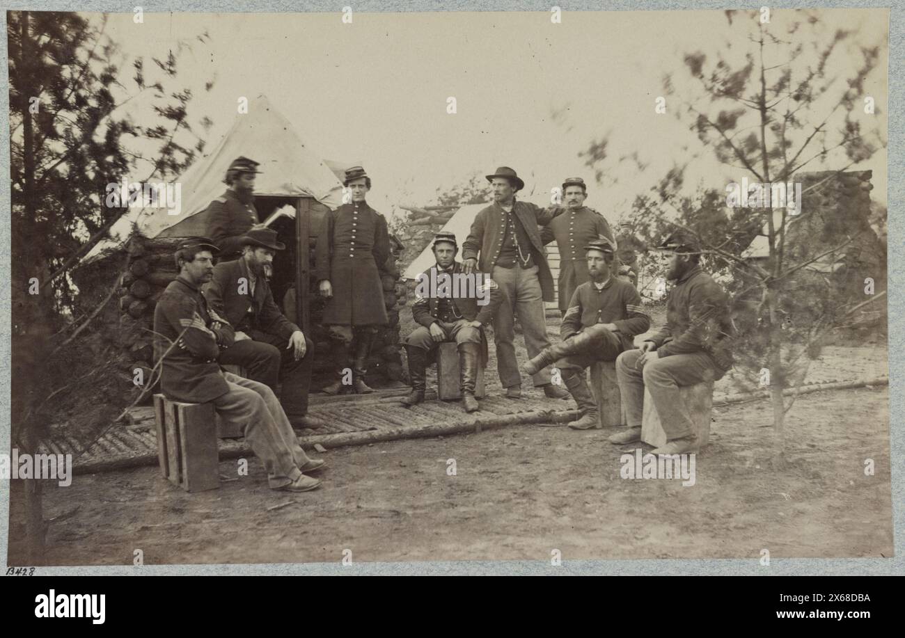 Officers and non-coms. of Co. (?), 119th Penn. Inf'y, Civil War ...