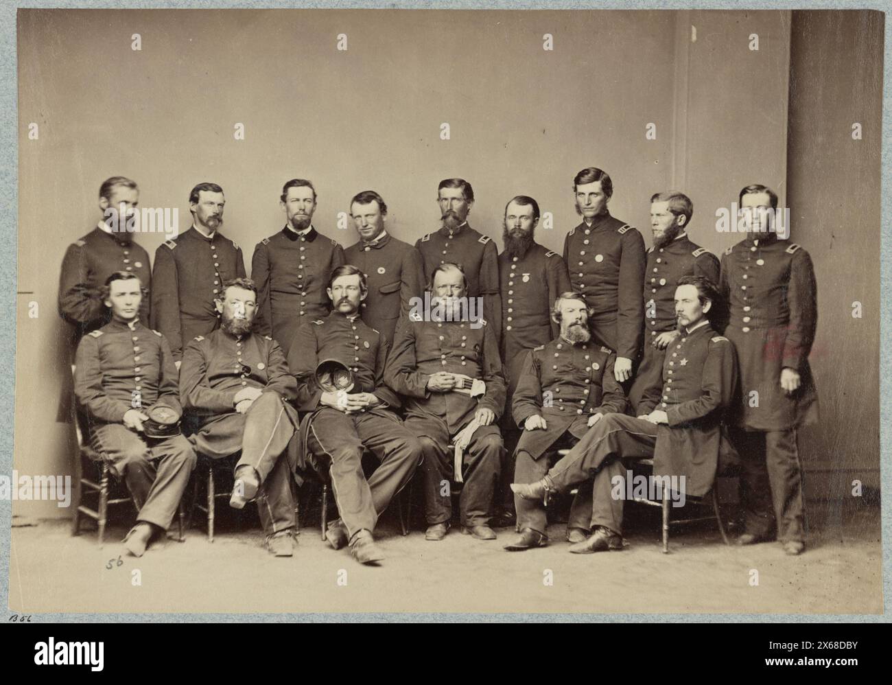 Brvt. Maj. General Wm. T. Ward and staff, Civil War Photographs 1861 ...