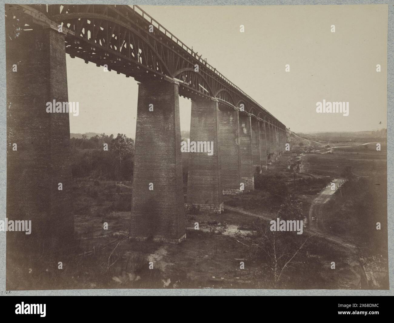 High bridge, Appomattox, Va. , Farmville, Va., April 1865. High bridge ...