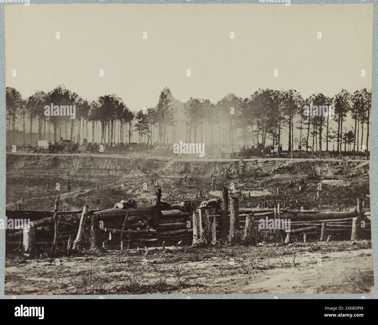 Army of the James. Entrenchments on Bermuda Hundred lines, Civil War ...