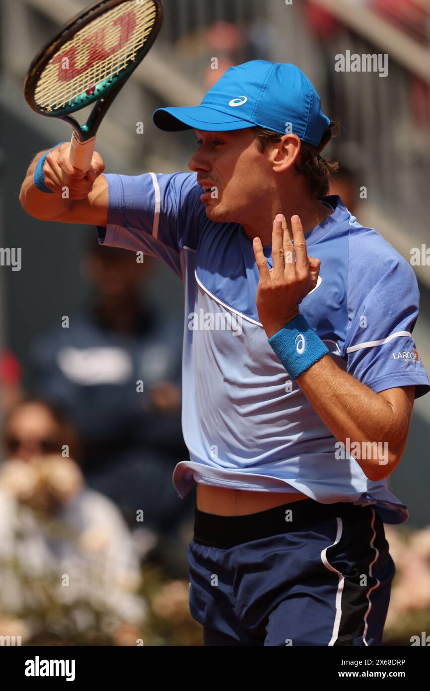 Rome, Italy 13.05.2024: F.AUGER-ALIASSIME (can) VS A.DE.MINAUR (aus ...