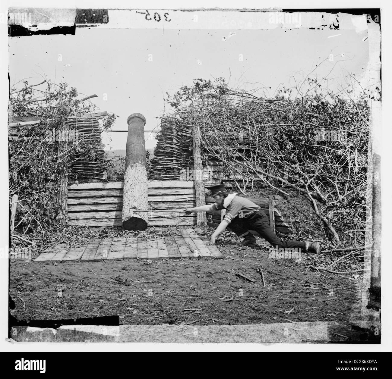 Centreville, Virginia. Quaker gun, Civil War Photographs 1861-1865 ...