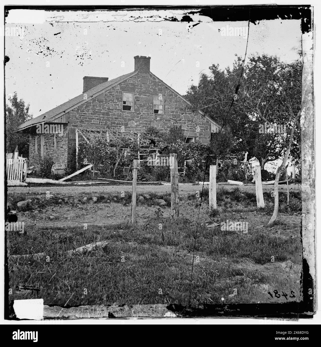 Gettysburg, Pennsylvania. Headquarters of Gen. Robert E. Lee on the ...