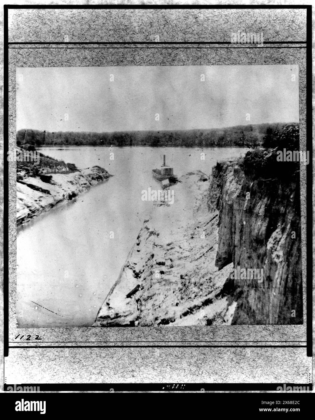 Dutch Gap Canal ... April 1865, Civil War Photographs 1861-1865 Stock ...