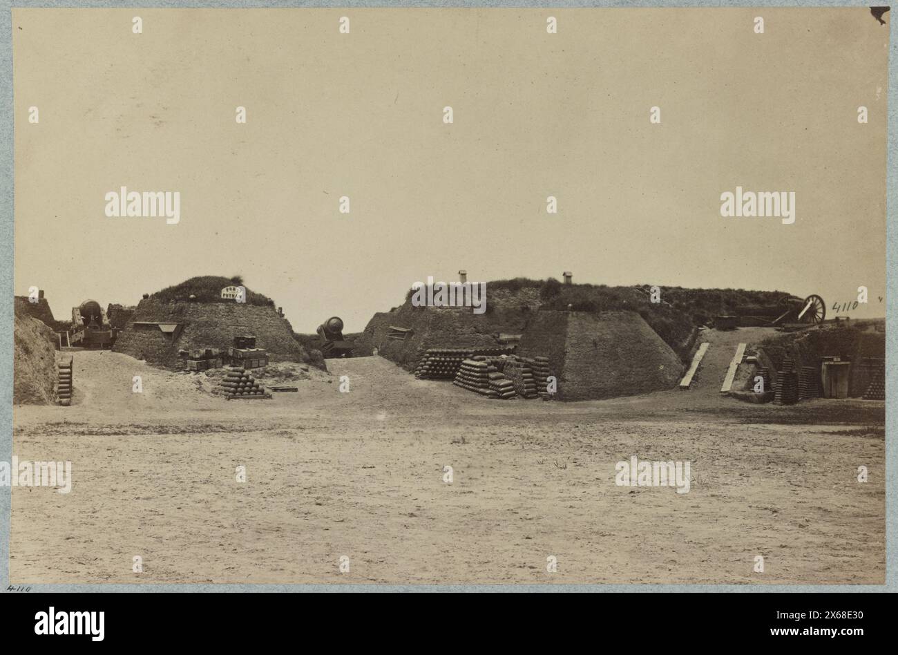 Fort Putnam, previously Confederate Battery Gregg, Morris Island, S.C ...