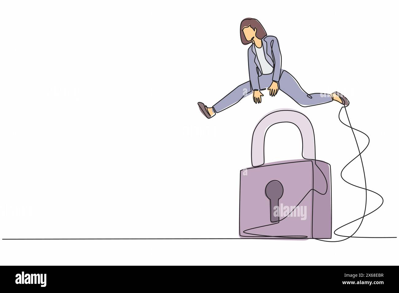 Lock metaphor Stock Vector Images - Alamy