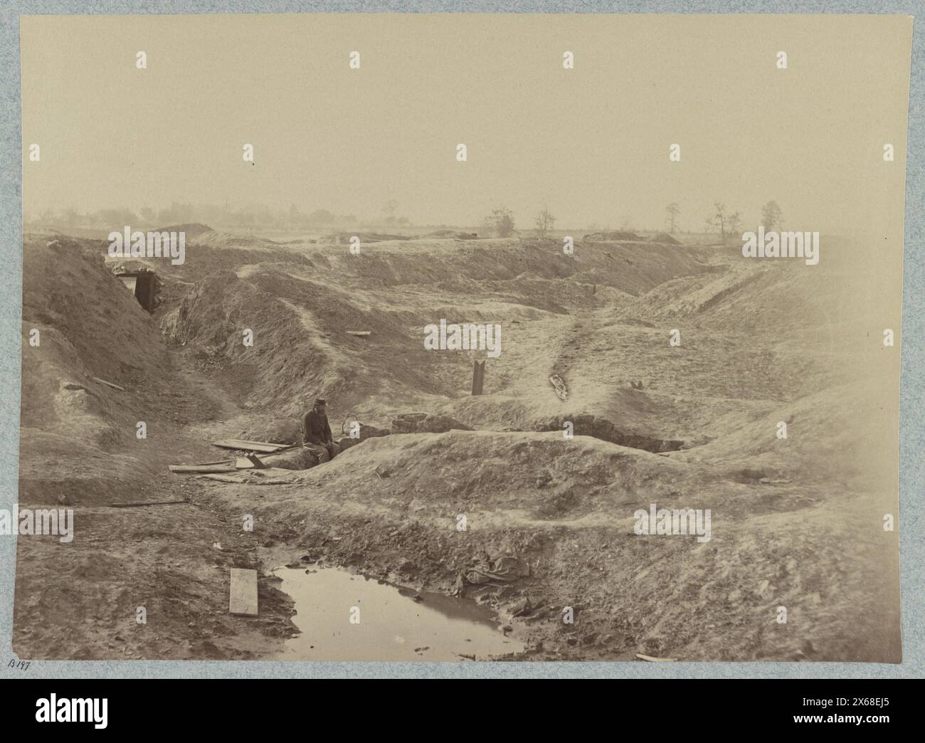 Fortifications on the Petersburg lines, Civil War Photographs 1861-1865 ...