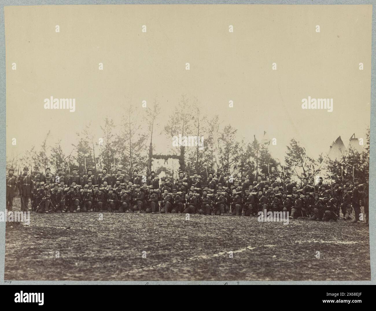Co. A, 6th Vermont Infantry - Camp Griffin, Va., Civil War Photographs ...