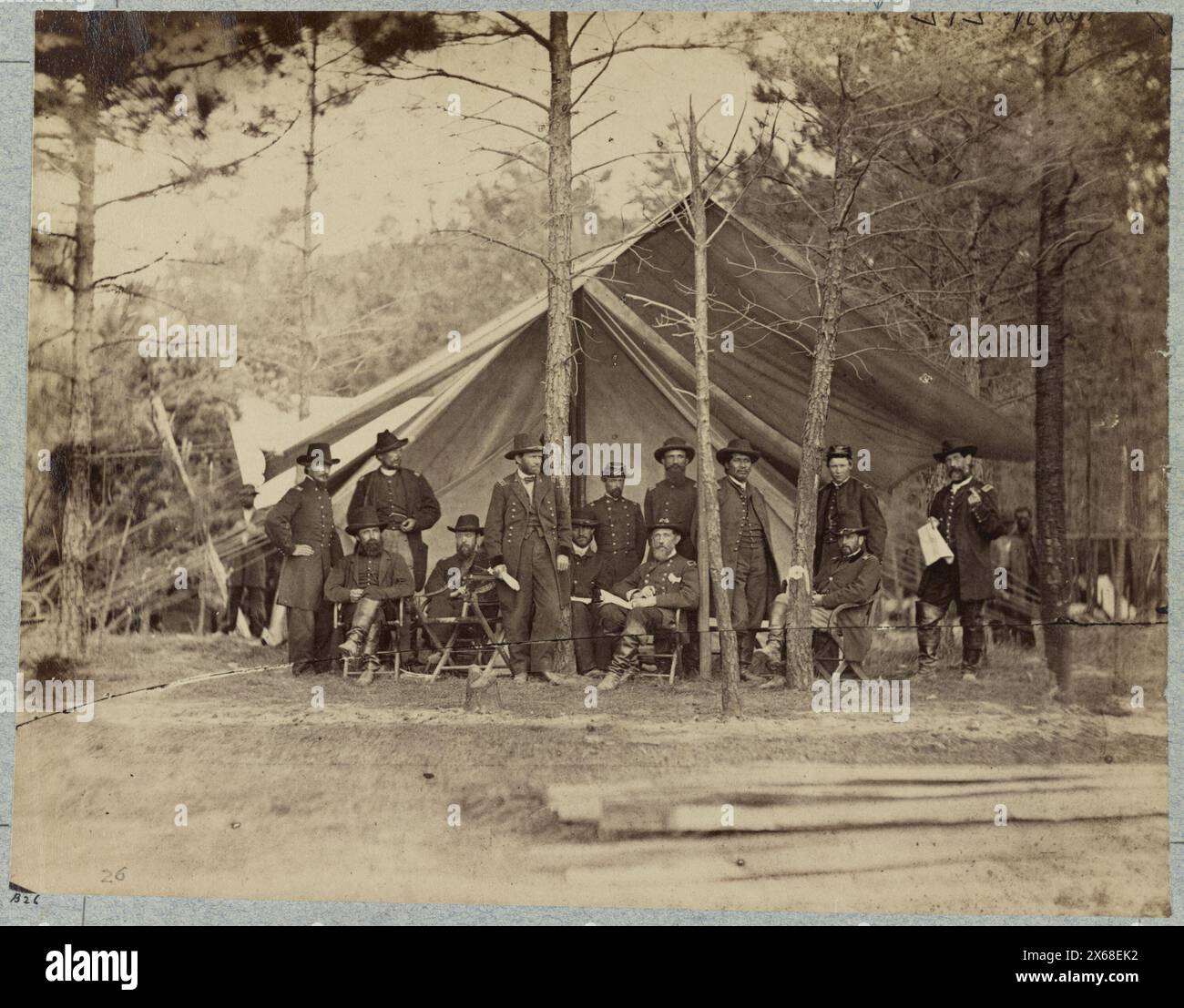 General U. S. Grant and staff, City Point, Va., summer of 1864, Civil ...