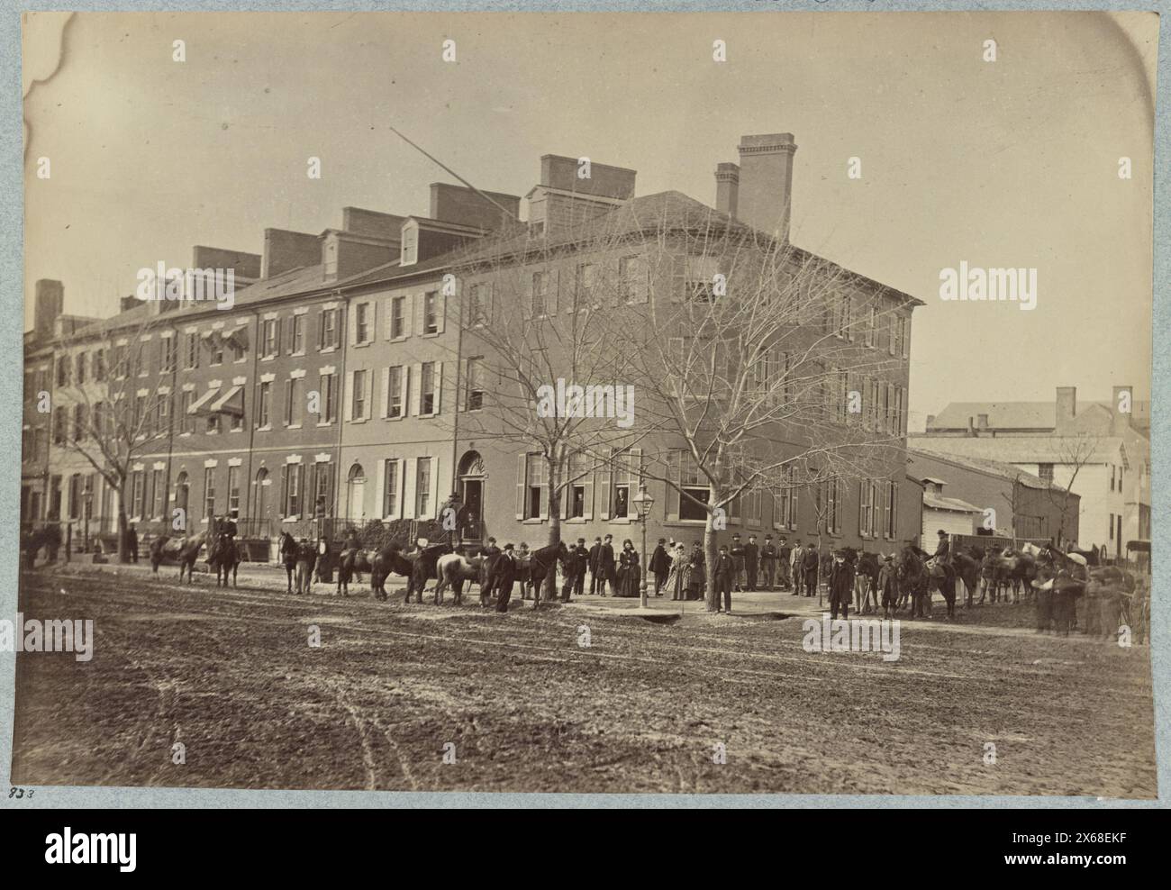 Headquarters of Gen. M. D. Hardin, Washington, D.C., April, 1865, Civil ...