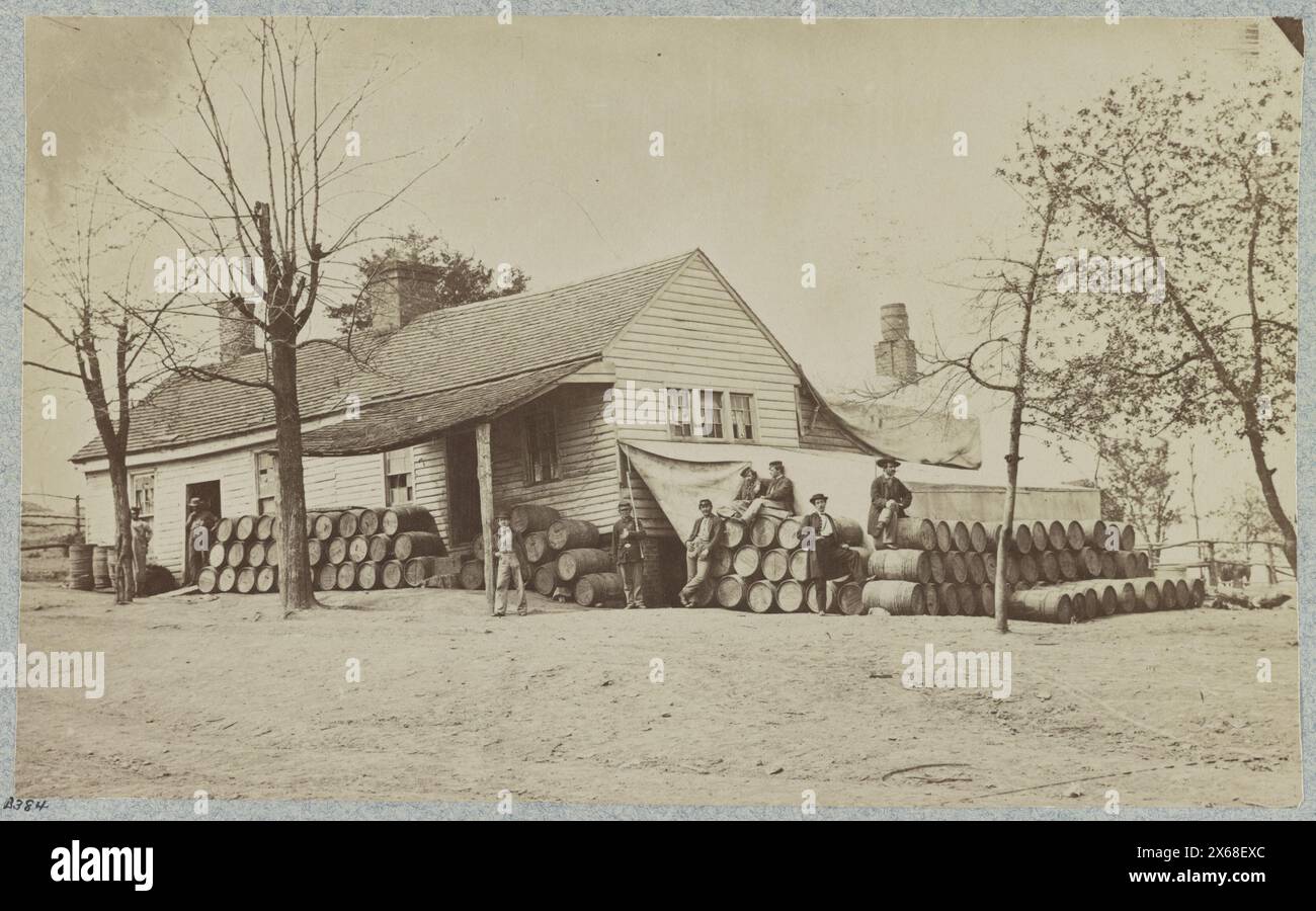 Commissary Depot, Rocky Face Ridge, Ga., Civil War Photographs 1861 ...