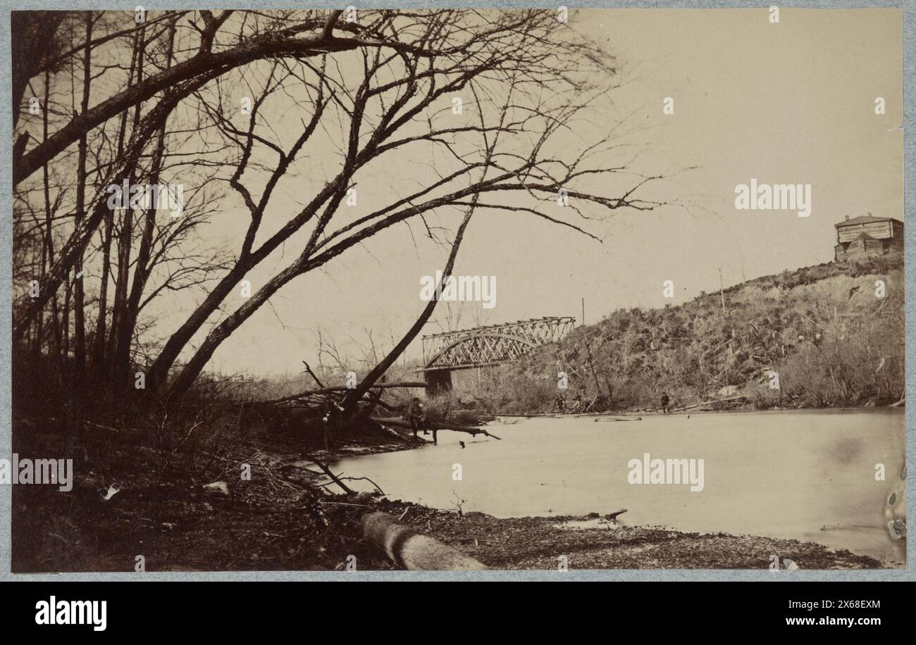 R. R. (i.e. Railroad) bridge across Bull Run. O. & A. R.R., Civil War ...