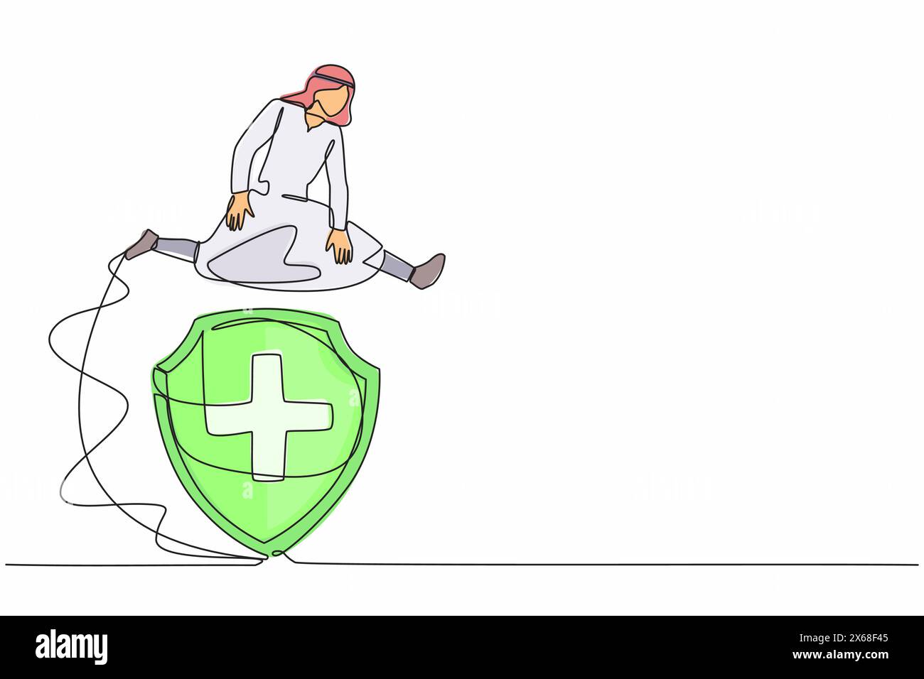 Man jumping over safety hi-res stock photography and images - Alamy