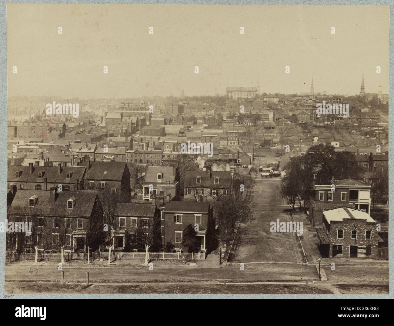 Richmond, Virginia, April, 1865, looking westward, Civil War ...