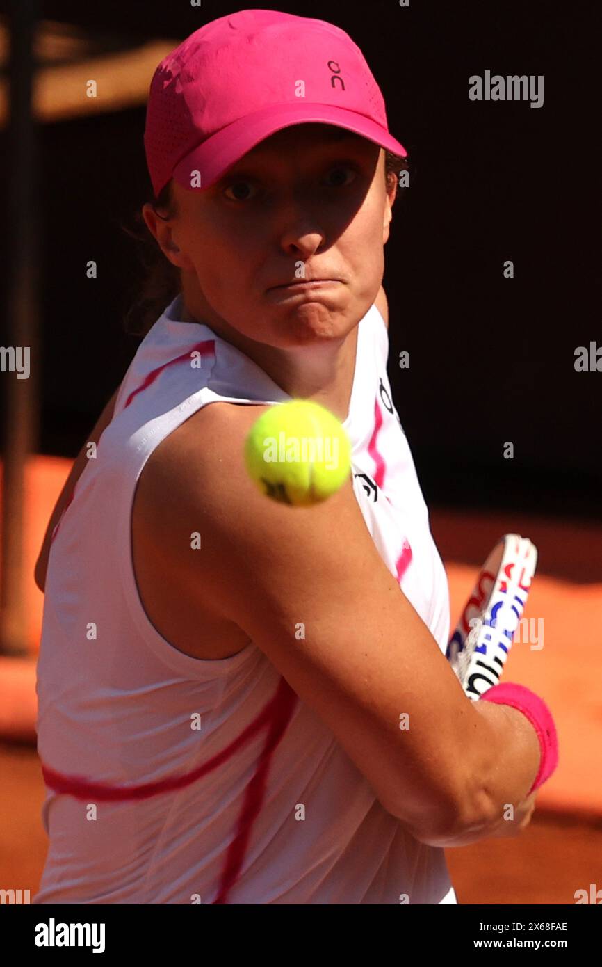 Rome, Italy 13.05.2024: IGA SWIATEK (POL) VS ANGELIQUE KERBER (GER) during Internazionali BNL ...
