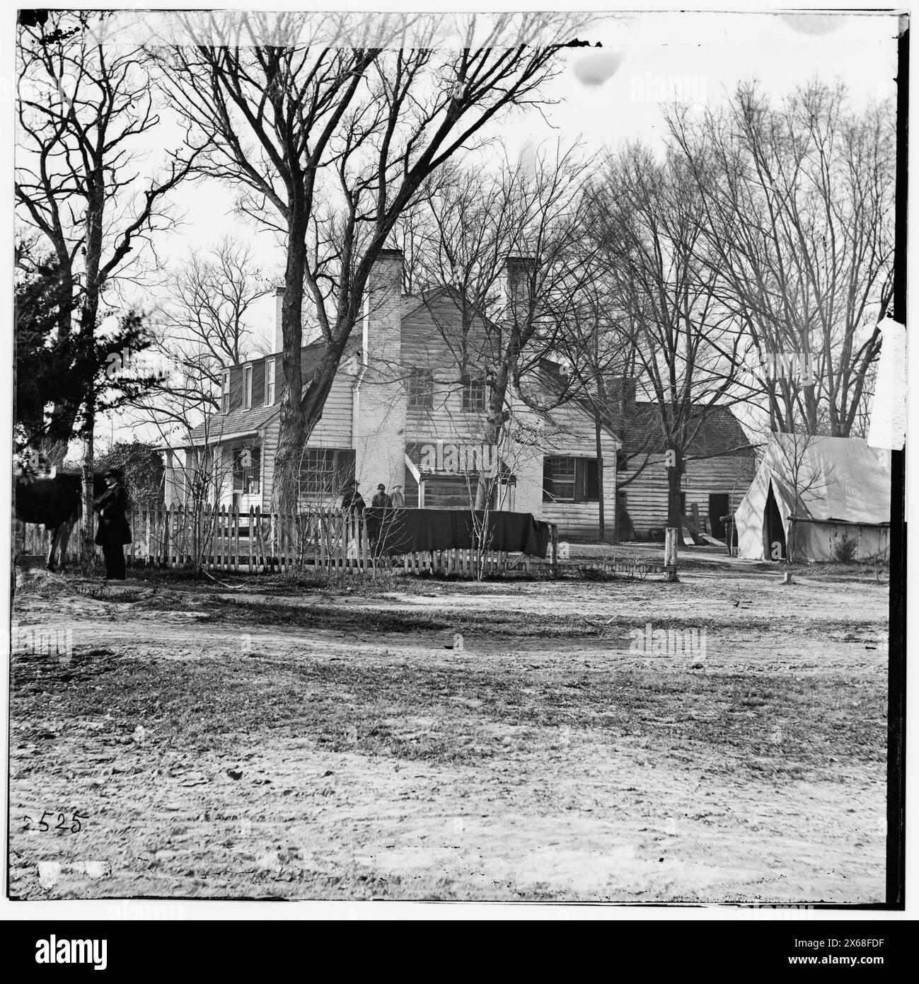Cedar Level Station, Virginia. Officer's quarters, Civil War ...
